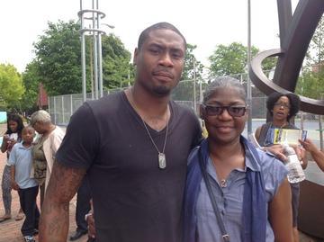 Jacoby-Jones-and-his-mother-Emily-London-Jones | AFRO American Newspapers