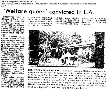 Welfare Reform Garnered for Black Women a Hard Time and a Bad Name | Afro