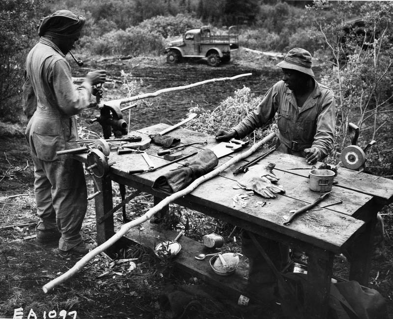 AP PHOTOS: Segregated Black Soldiers Toiled on Alaska Highway During ...
