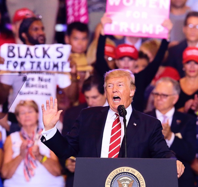 Meet That Black Man with the Signs in Back of Trump at Arizona Rally | Afro