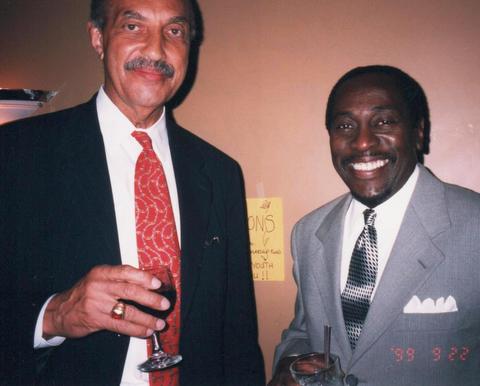 Joe Alston and Rodney Orange having a cocktail. | AFRO American Newspapers