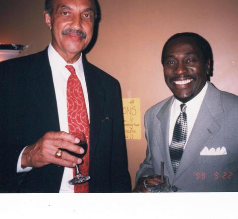 Joe Alston and Rodney Orange having a cocktail. | AFRO American Newspapers
