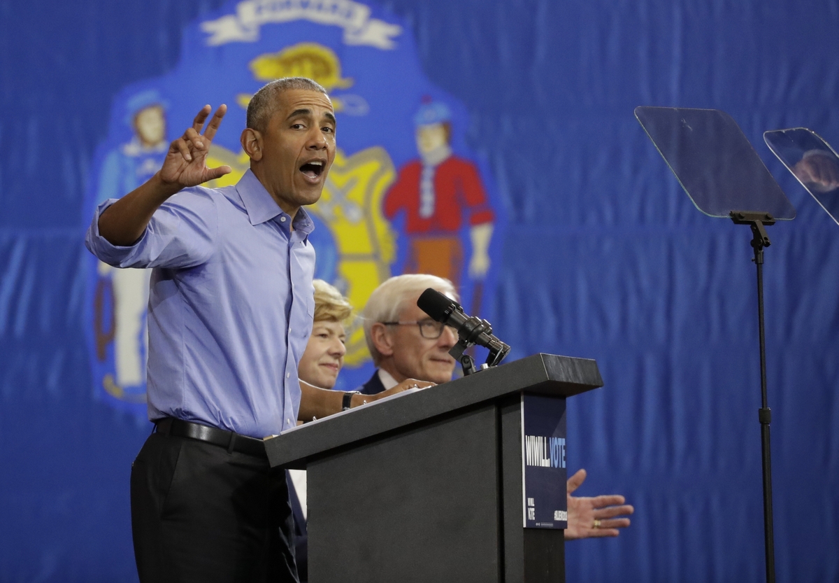 Obama Rips Trump, GOP in Fiery Speeches for Midwest Dems | Afro