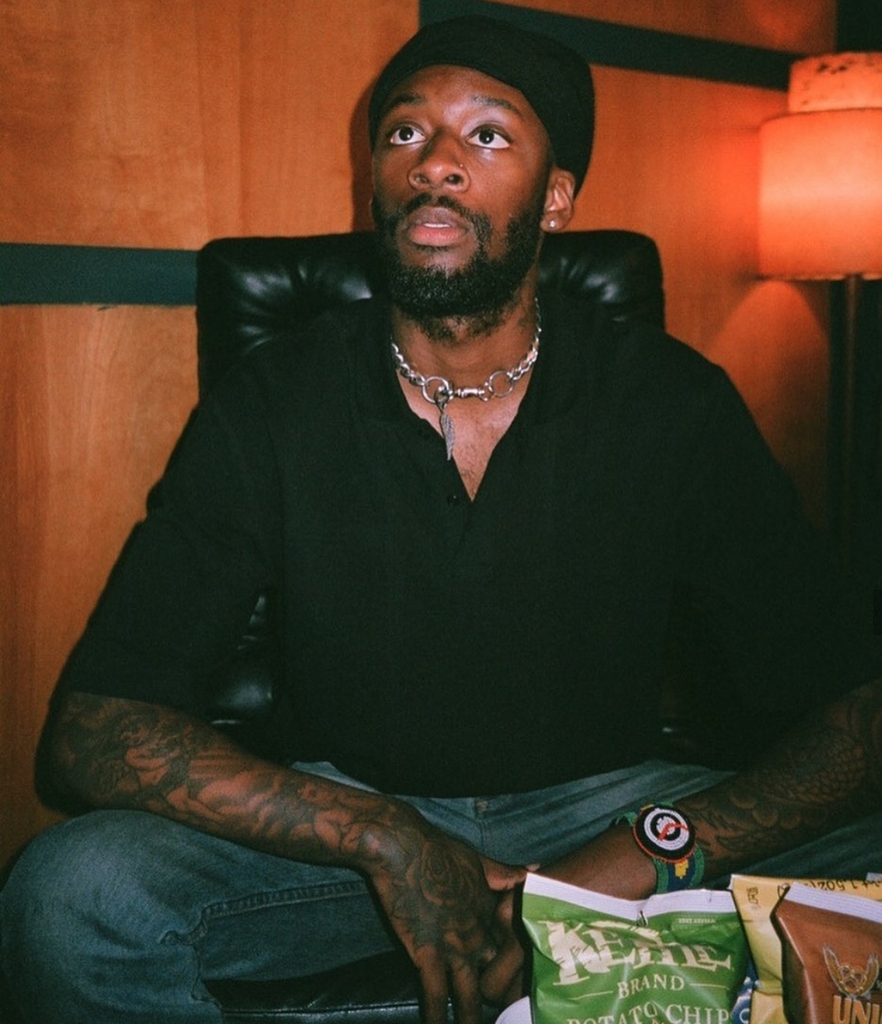 DC Native, Grammy nominated Artist, Goldlink backstage at Jimmy Kimmel ...