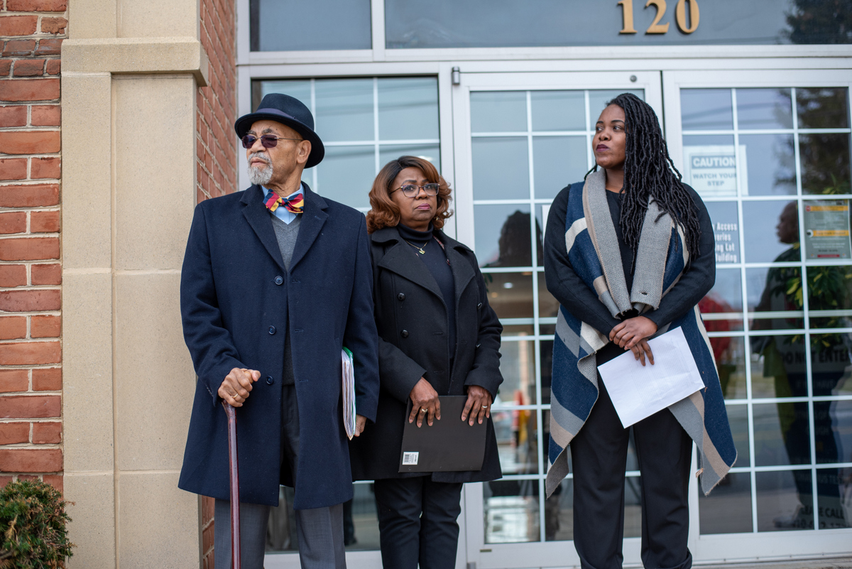 Left Phil Hunter Esquire, Cassandra Beverley Esquire, and Keisha ...