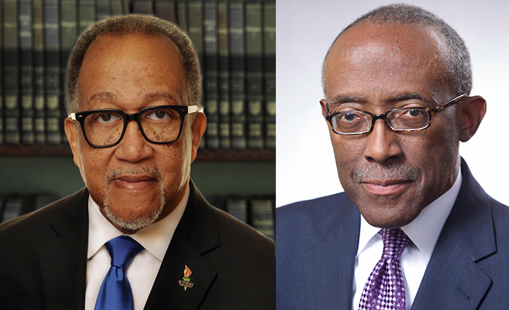 Dr. Benjamin F. Chavis Jr. (l) and Jim Winston (r). (Courtesy Photos ...