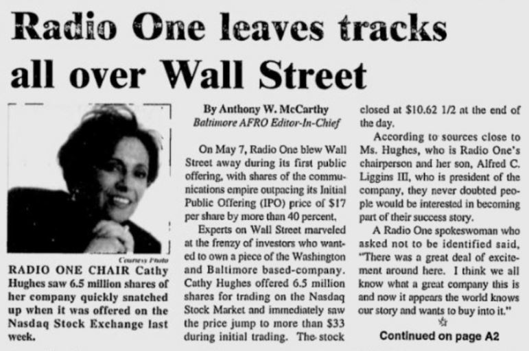 Radio One 2 | AFRO American Newspapers