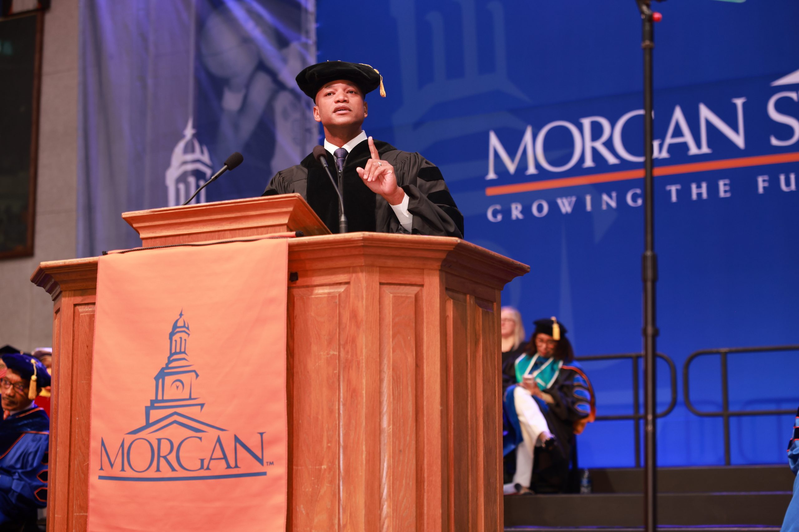 Gov.-Elect Wes Moore delivers Morgan State University’s commencement ...