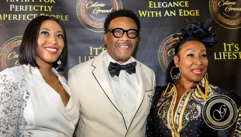 Susan Smallwood, founder and CEO of Grandiosity Events, holds seventh ...