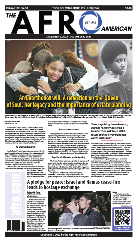Afro e-edition 12-01-2023 | AFRO American Newspapers