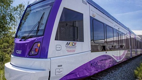 Maryland unveils first Purple Line light rail cars | AFRO American ...