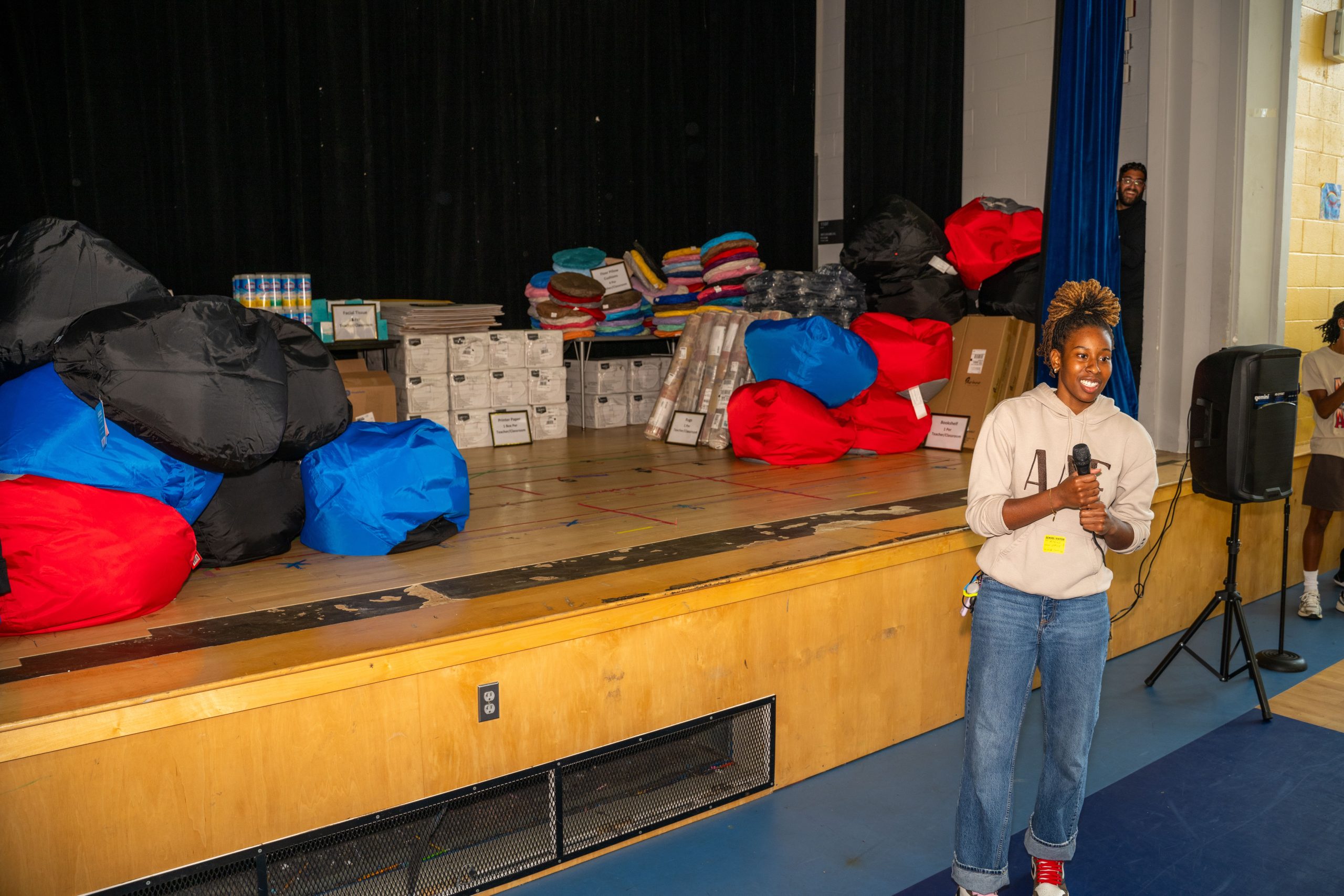 Washington Mystics' Ariel Atkins shows appreciation to Moten School ...